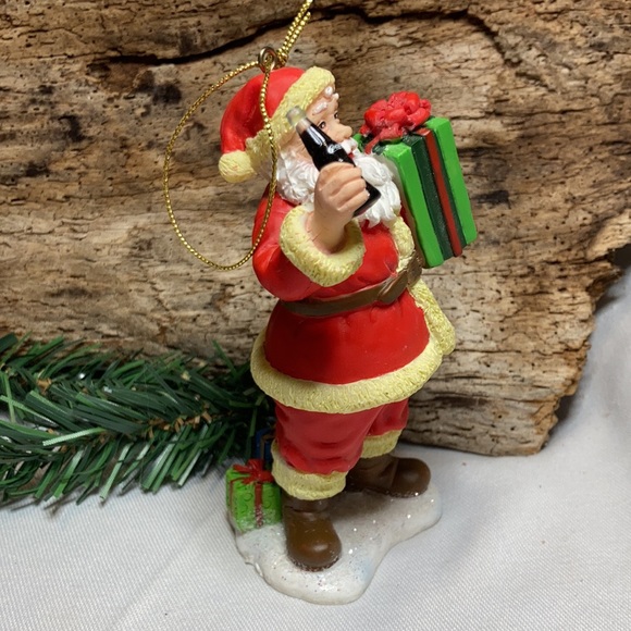 Coca Cola | Holiday | Coca Cola Santa Ornament | Poshmark
